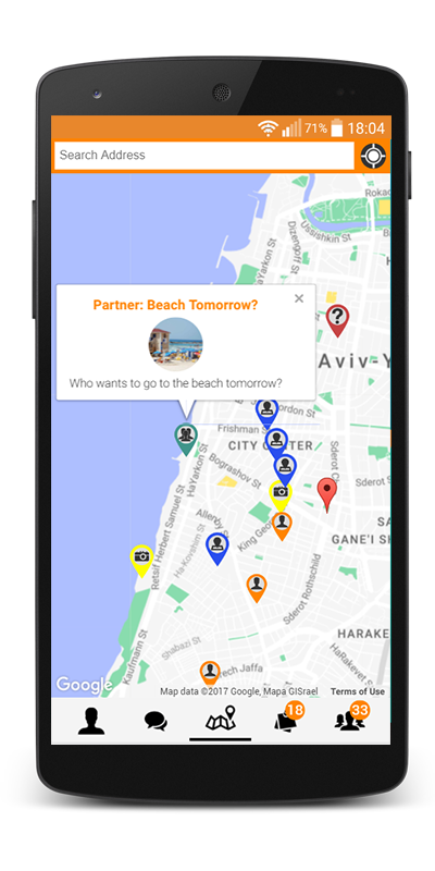 meeba social application for travelers - home